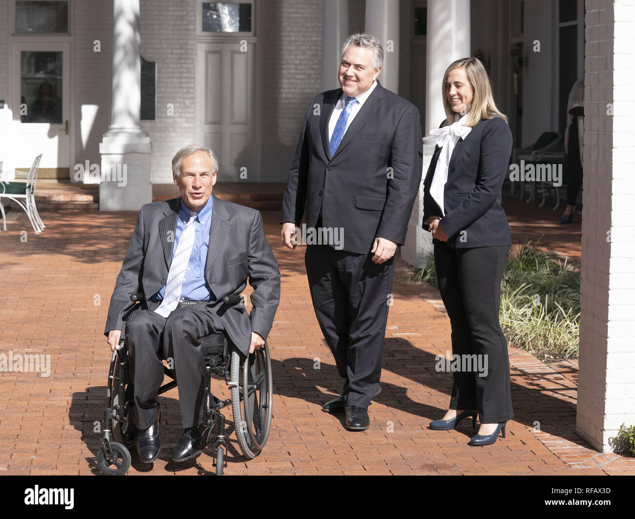 Austin, Texas, USA. 24th Jan, 2019. Ambassador Joe Hockey of Australia ...