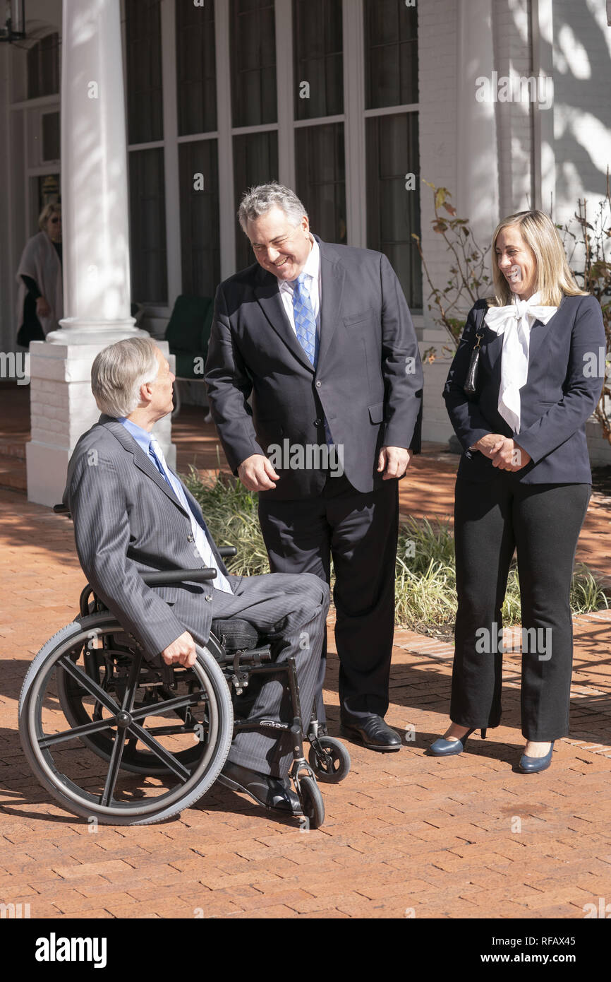 Austin, Texas, USA. 24th Jan, 2019. Ambassador Joe Hockey of Australia ...