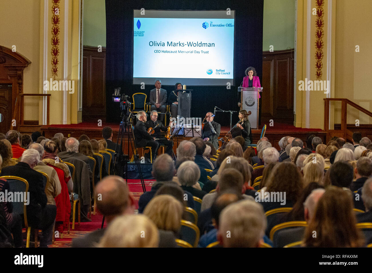 Belfast City Hall,Belfast,UK 24 January 2019. Olivia Marks-Woldman ...