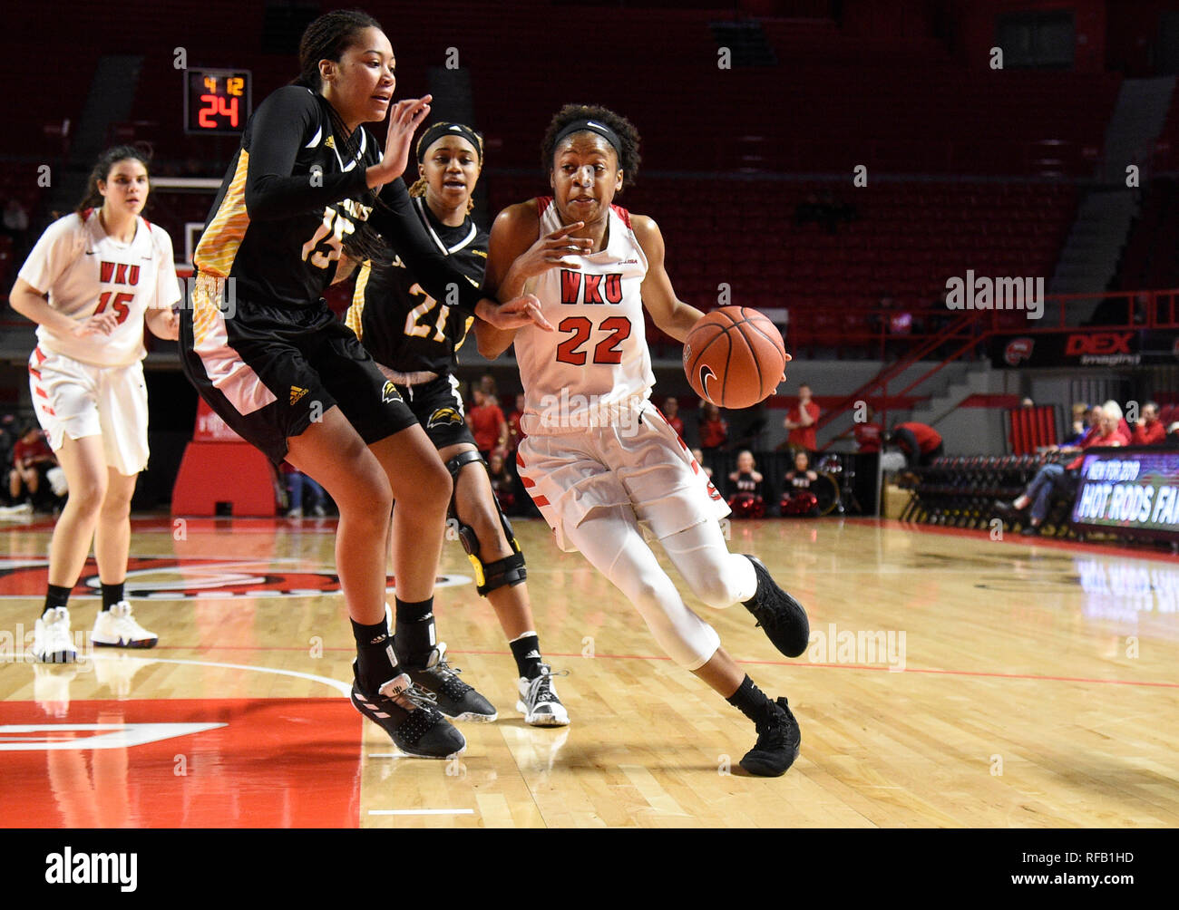 Bowling Green, KY, USA. 24th Jan, 2018. Western Kentucky Lady Toppers ...