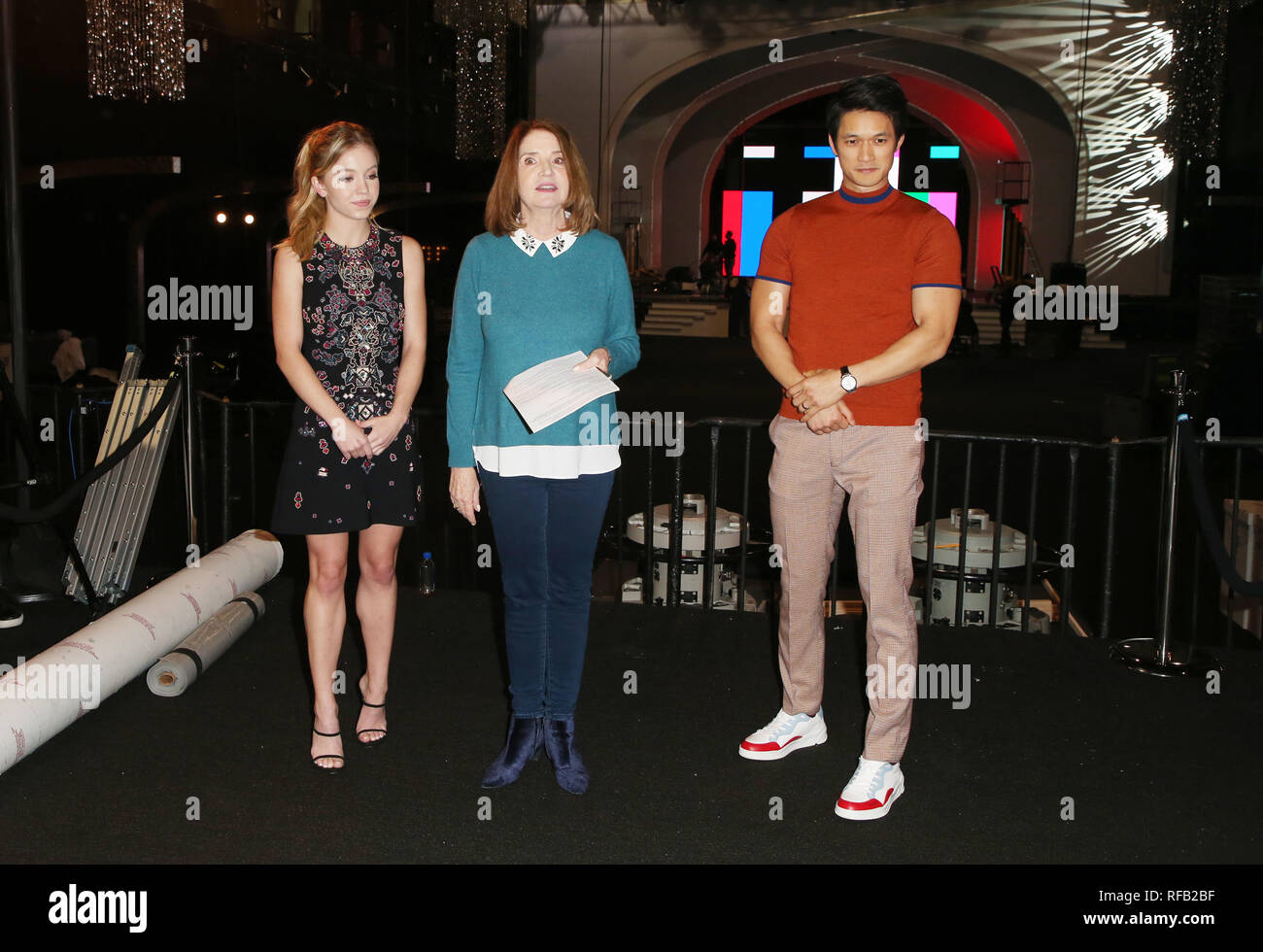 Los Angeles, Ca, USA. 24th Jan, 2019. Sydney Sweeney, Kathy Connell ...