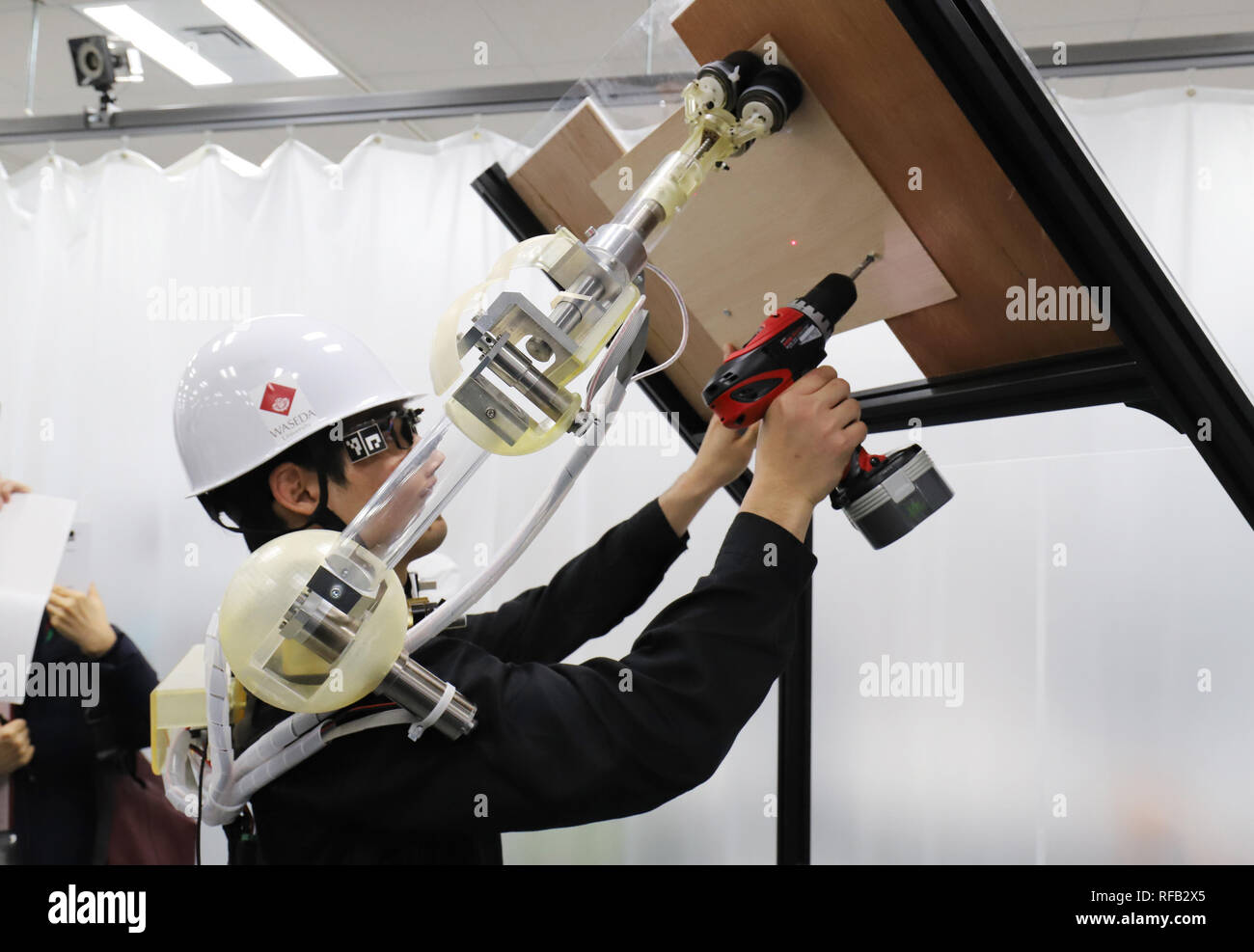 January 25, 2019, Tokyo, Japan - Japan's Waseda University robot ...