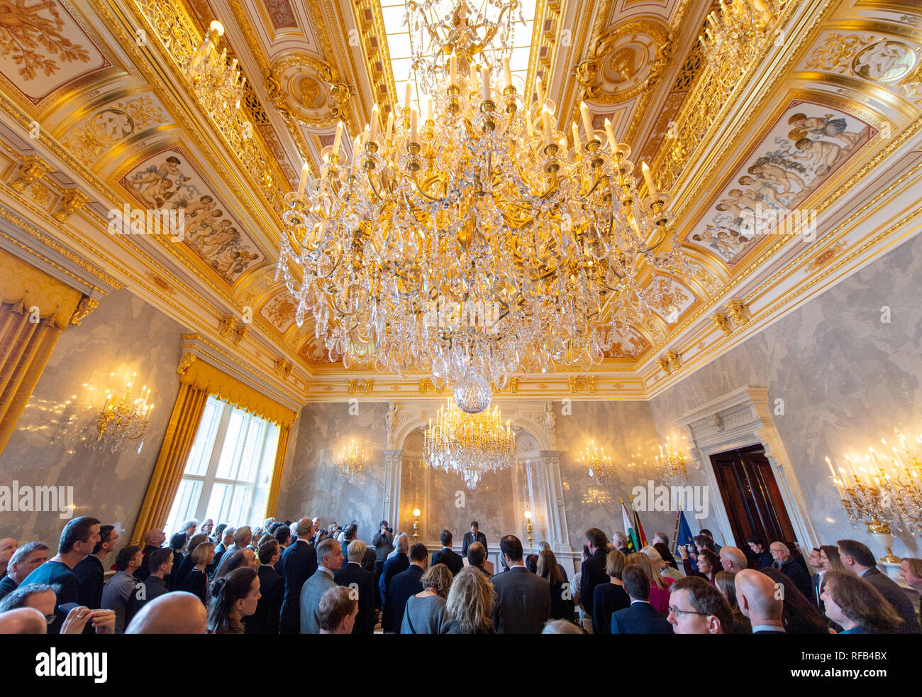 Dresden, Germany. 25th Jan, 2019. The interior of the Small Ballroom in ...