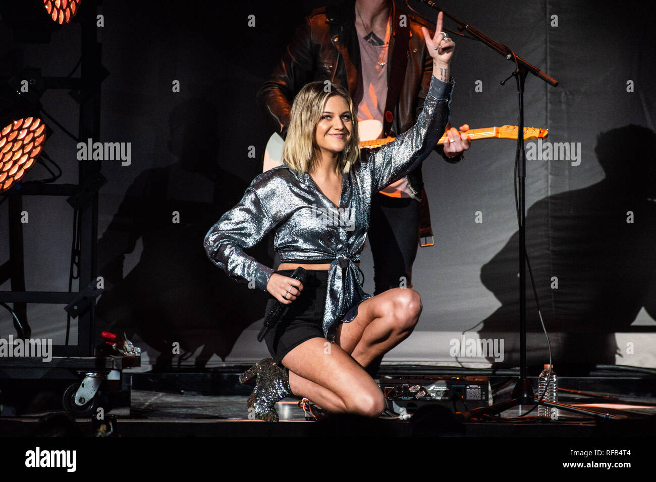 OAKLAND, CA - JANUARY 24: Kelsea Ballerini performs during the opening ...