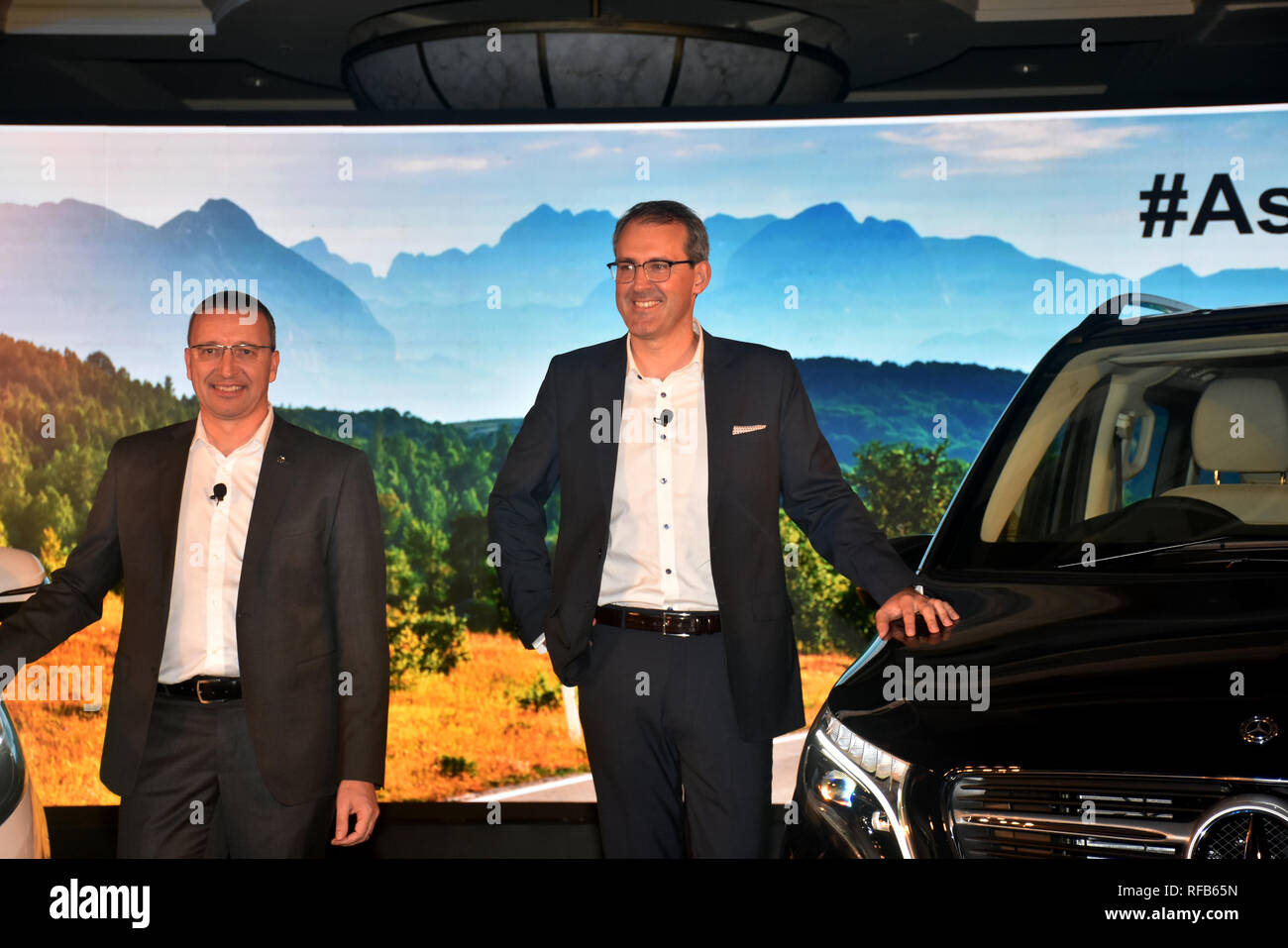 Mumbai, India. 24th Jan, 2019. Mr. Martin Schwenk (MD & CEO, Marchedes ...