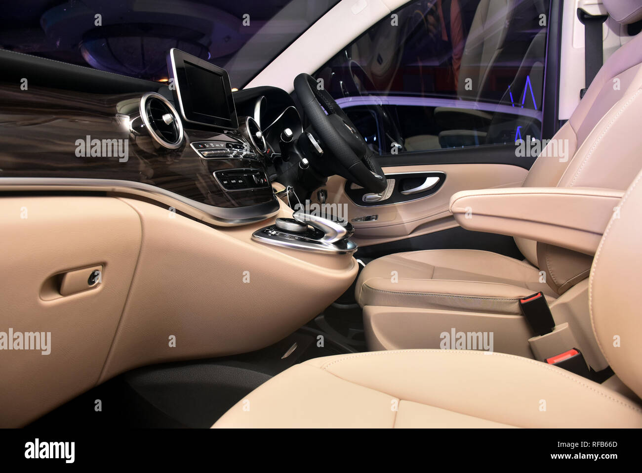Mumbai, India. 24th Jan, 2019. Interior view of the MPV that gets a new ...