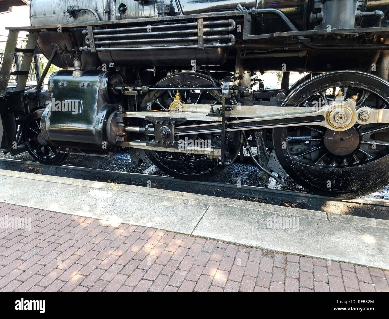 Steam locomotive gear hi-res stock photography and images - Alamy