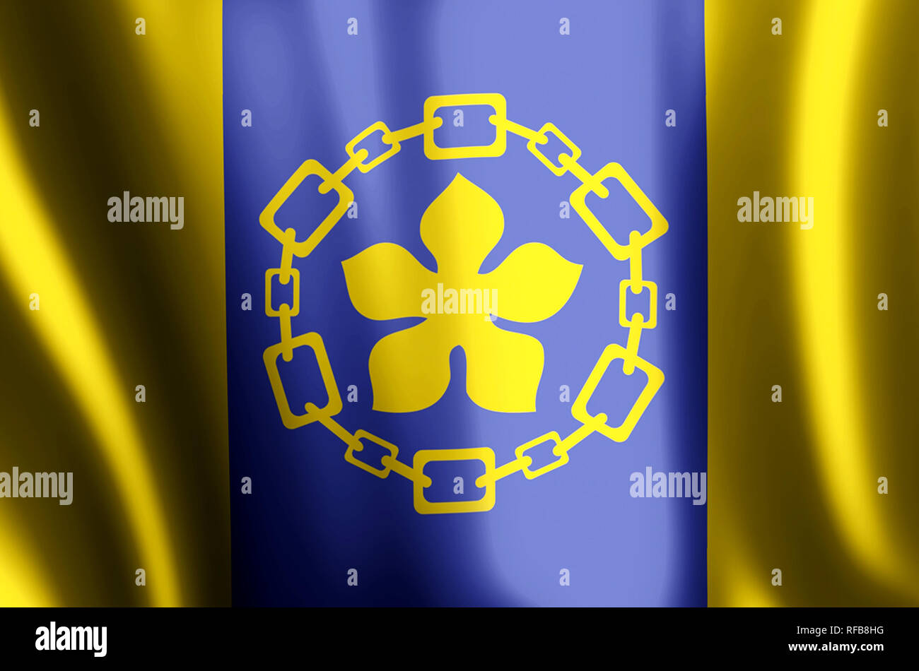 Hamilton stylish waving and closeup flag illustration. Perfect for ...