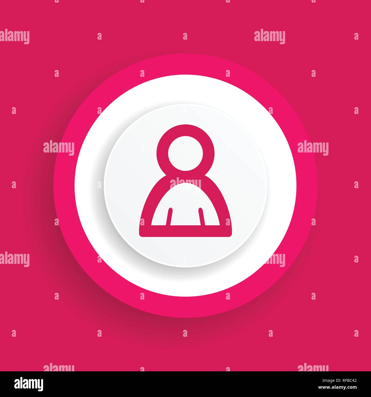 avatar sign, person vector icon Stock Vector Image & Art - Alamy