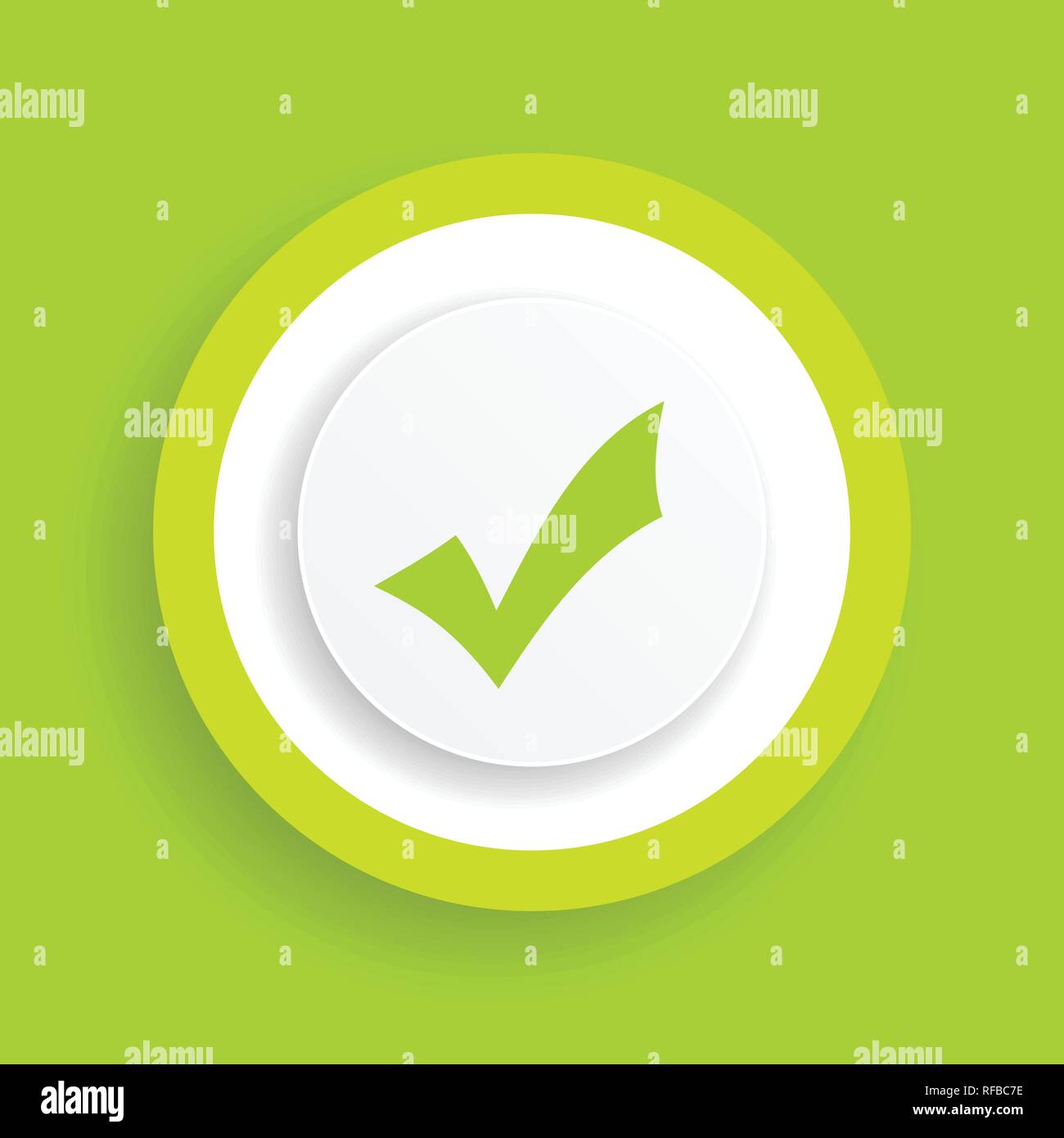 mark vector sign, check web icon Stock Vector Image & Art - Alamy