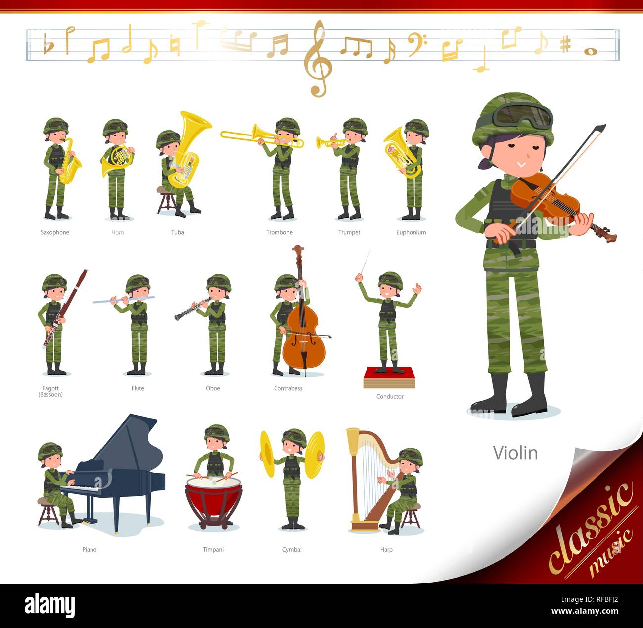 Army timpani Stock Vector Images - Alamy