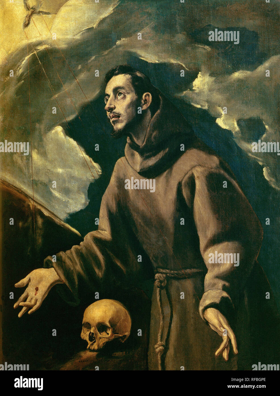 St francis receiving the stigmata hi-res stock photography and images ...