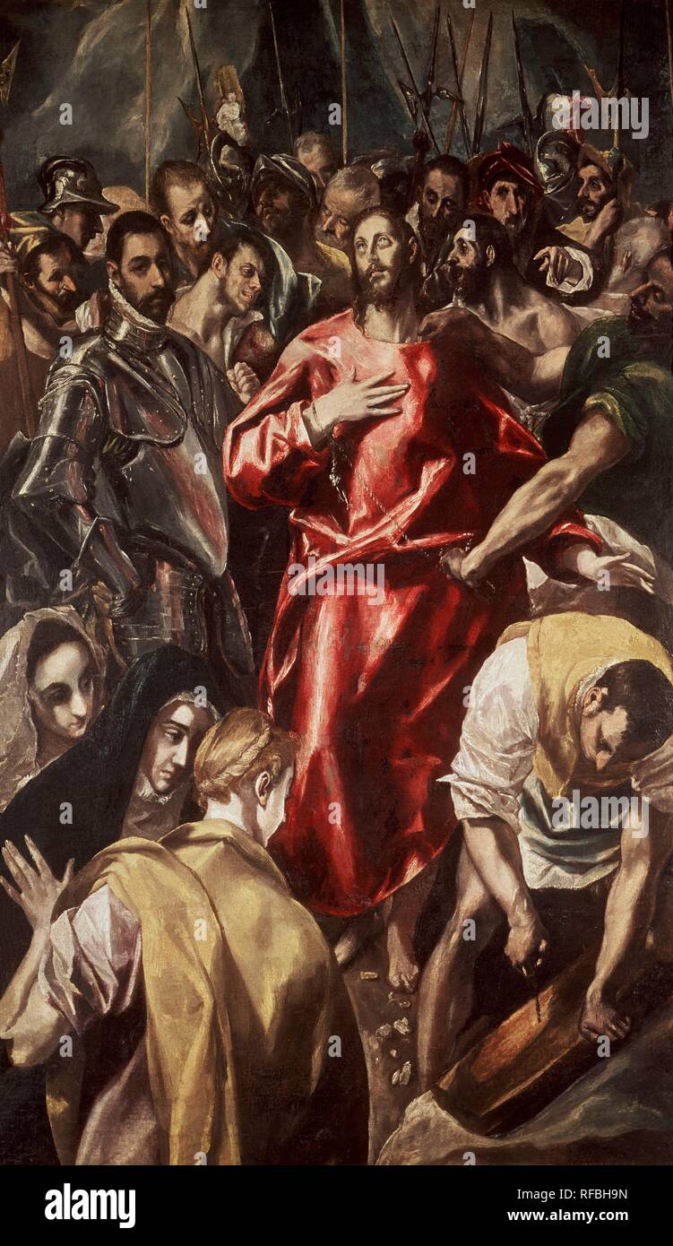 EL EXPOLIO - 1580-86 - OLEO/LIENZO - 72 x 44 cm - MANIERISMO ESPAÑOL ...