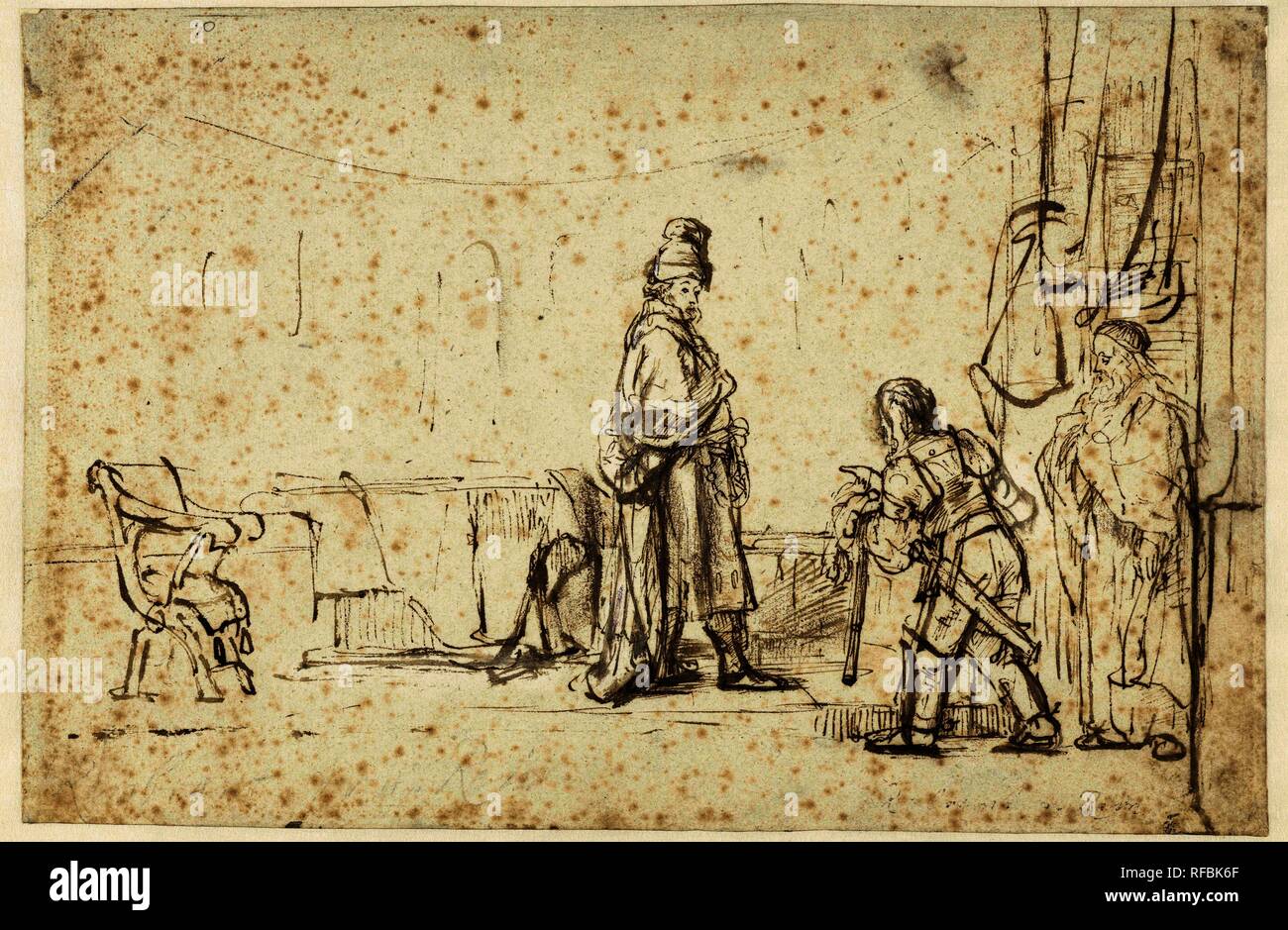 David and uriah rembrandt hi-res stock photography and images - Alamy