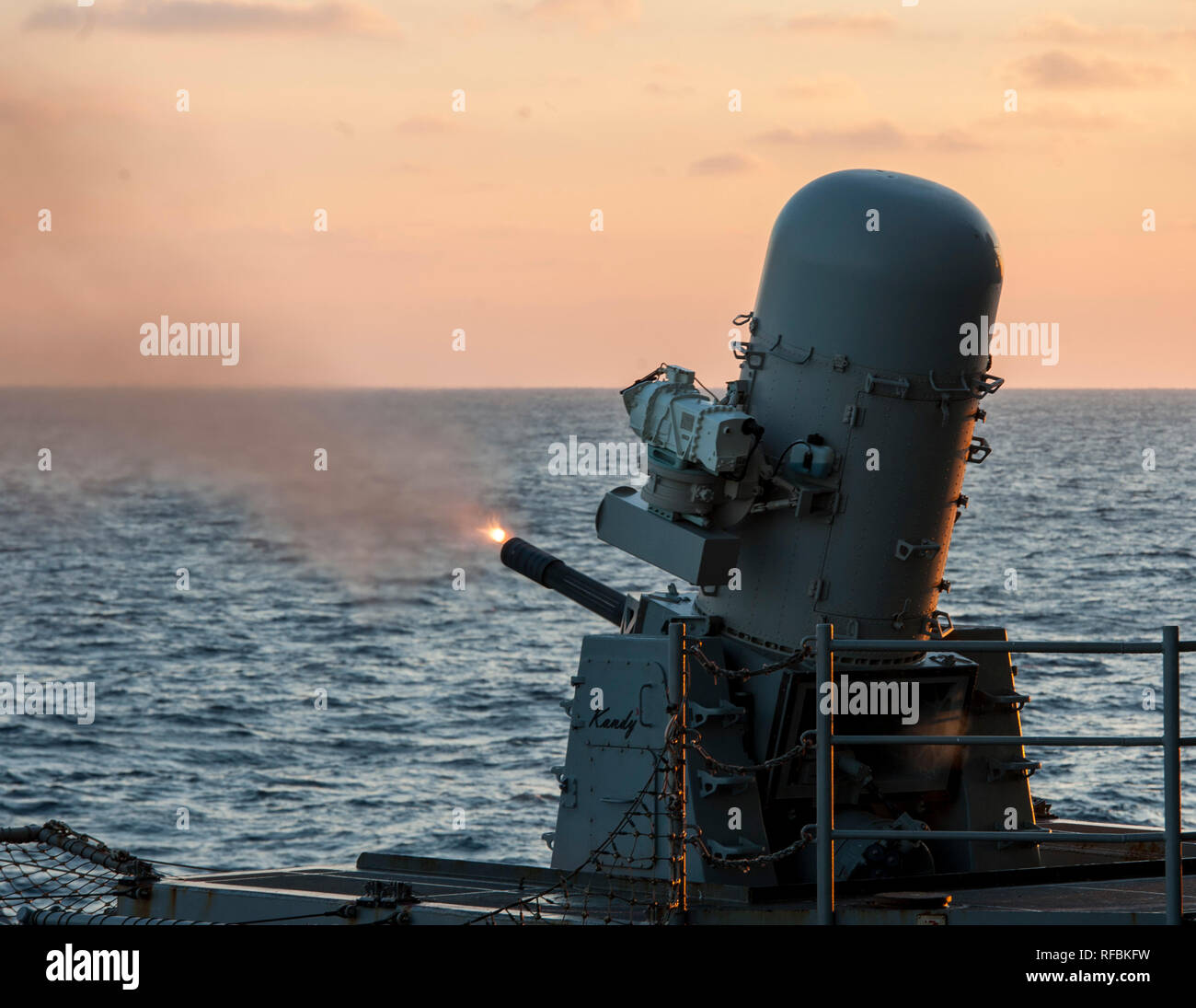 190119-N-KO018-0072 ATLANTIC OCEAN (Jan. 19, 2019) The aircraft carrier ...