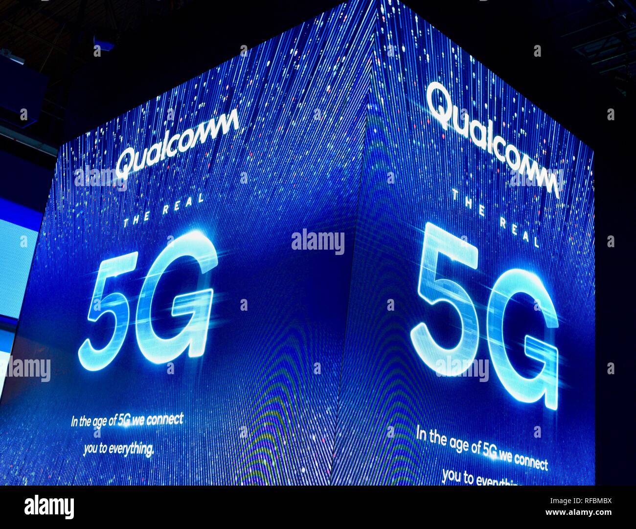 Qualcomm booth hi-res stock photography and images - Alamy