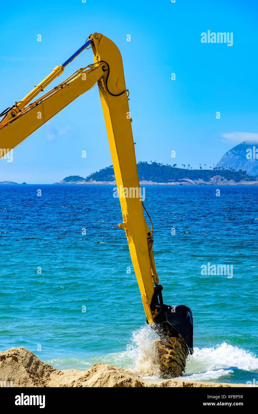 Bulldozer with backhoe hi-res stock photography and images - Alamy