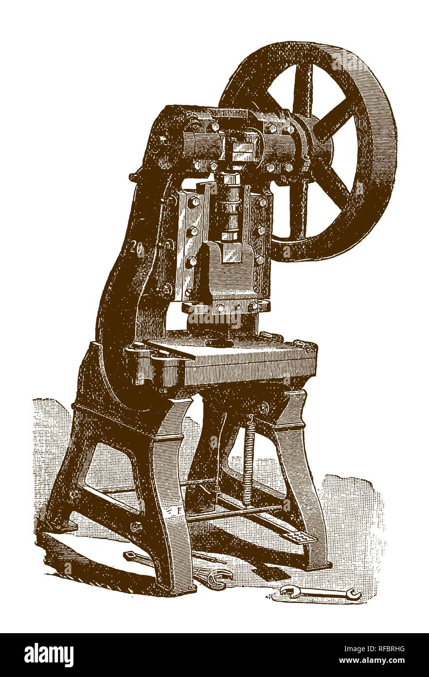 Press Machine 19th Century Stock Photos & Press Machine 19th Century ...