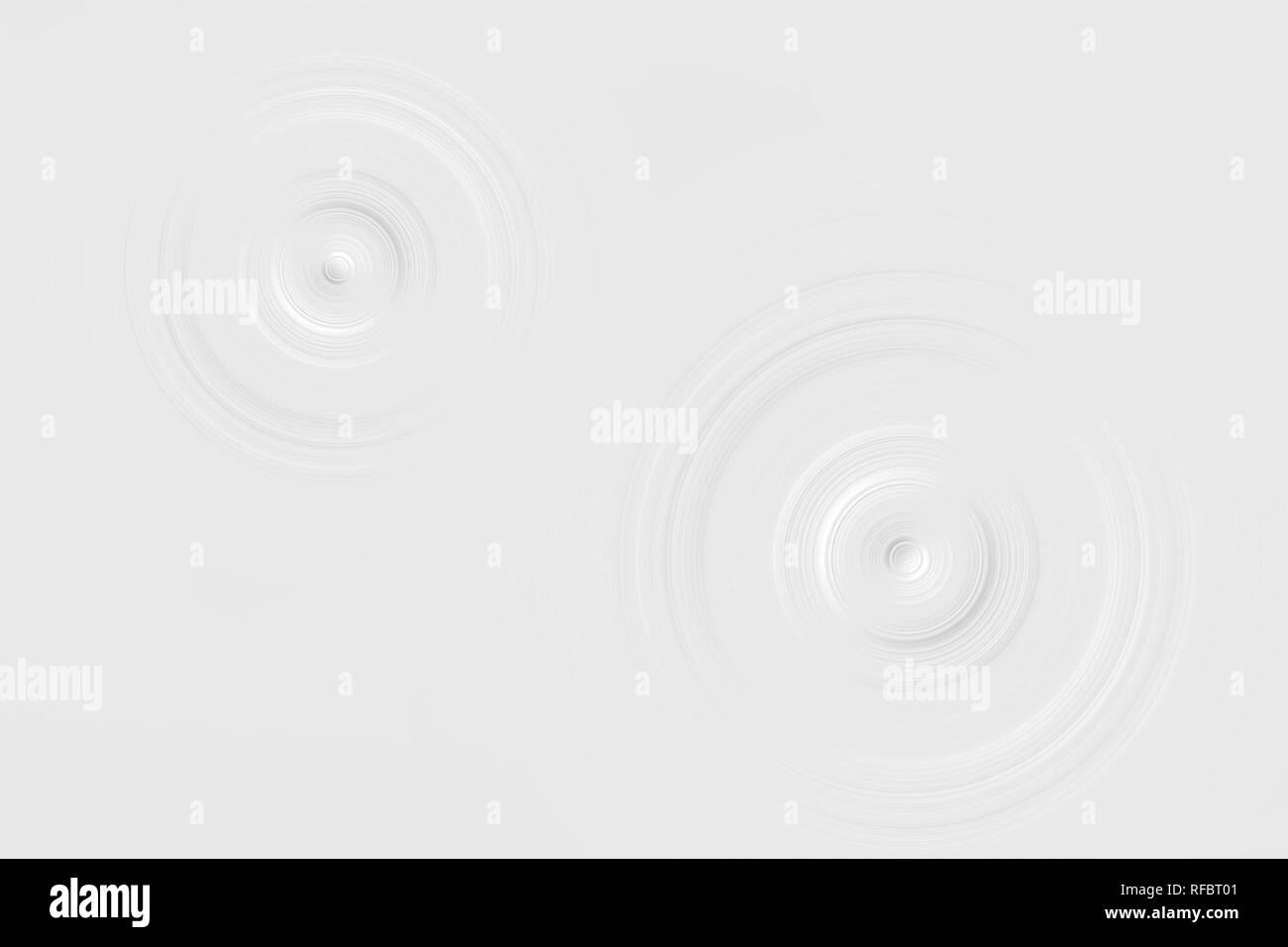 Abstract two circle spin on white background Stock Photo - Alamy