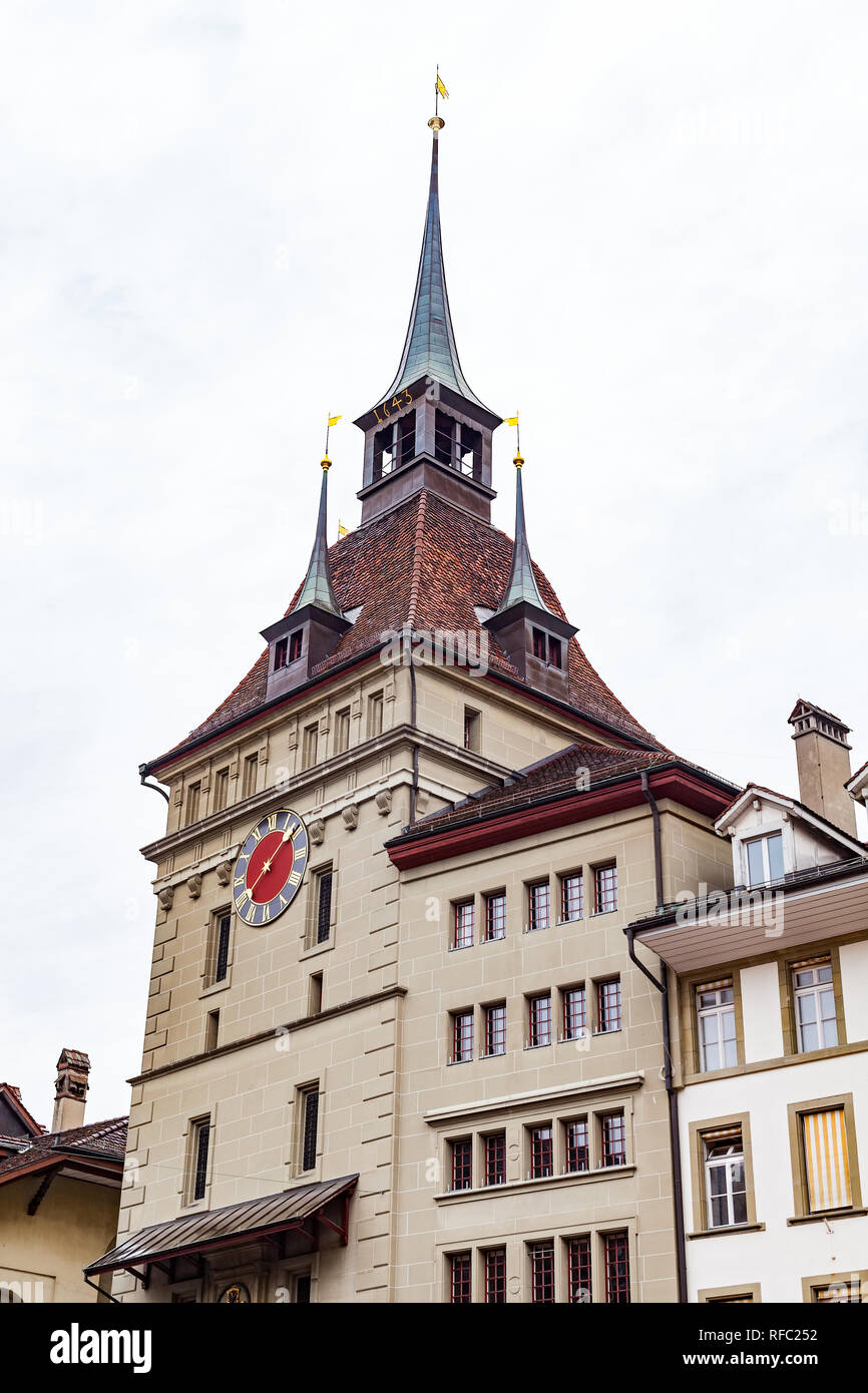 Picture of the clock tower in Bern,Switzerland Stock Photo - Alamy