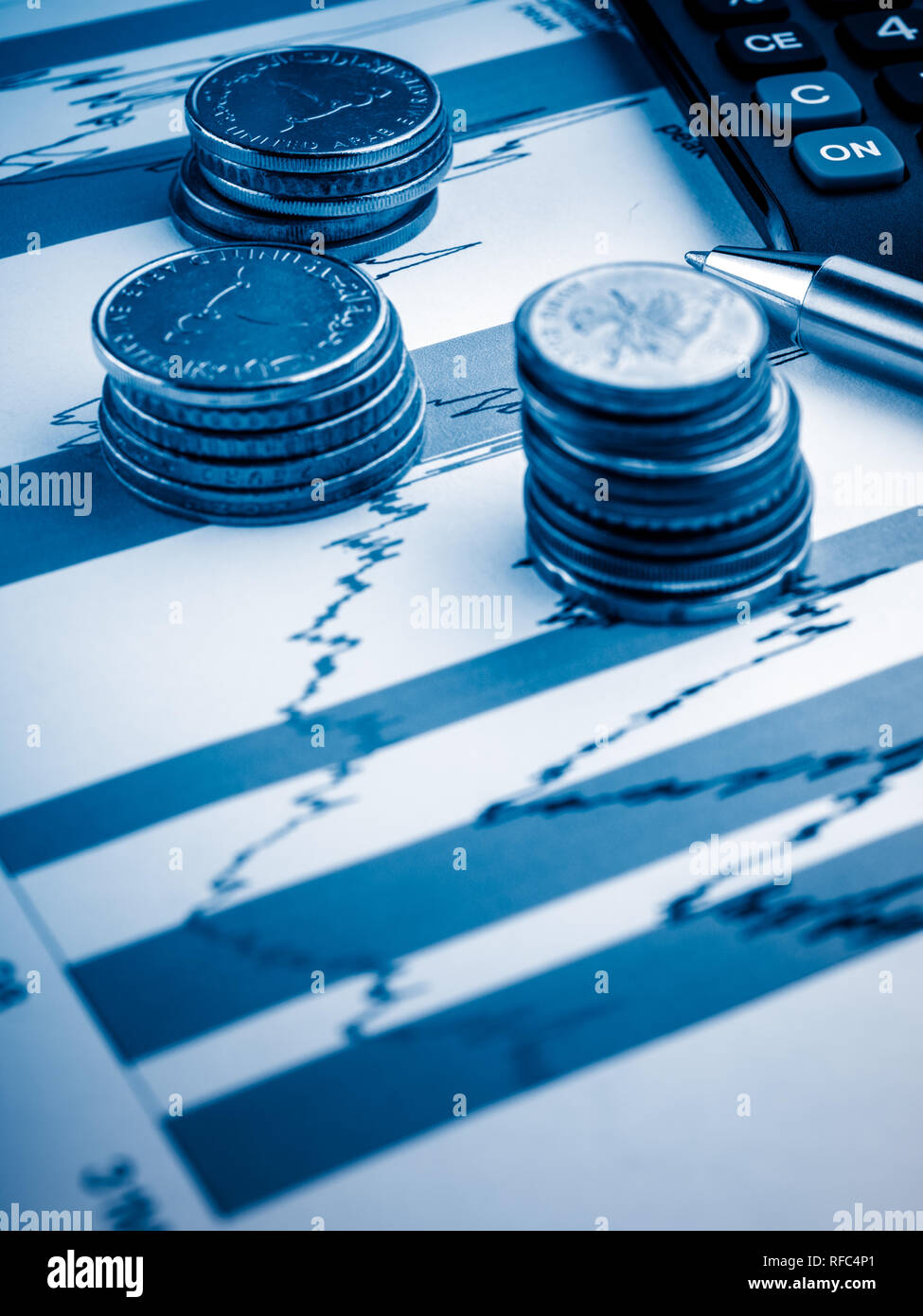 Stock Market Finance Account Report Stock Photo - Alamy
