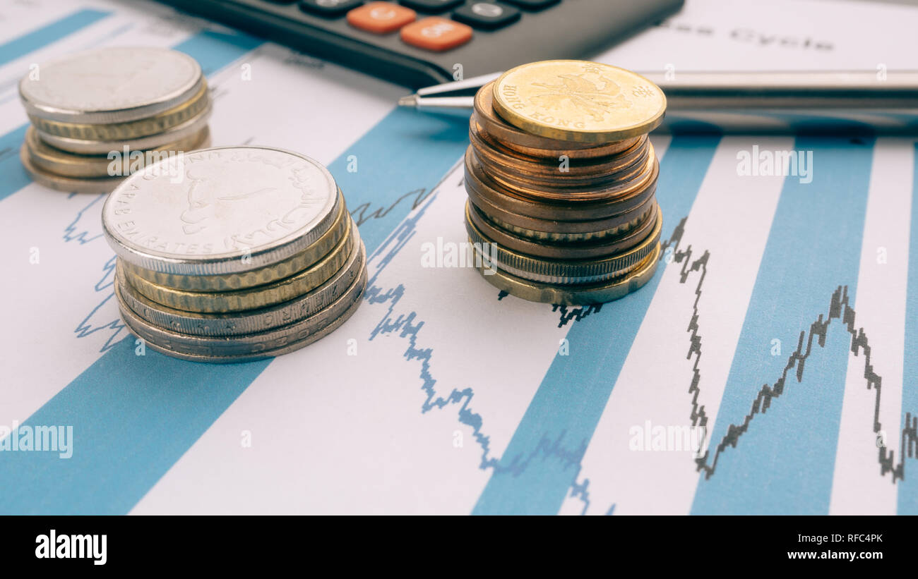 Stock Market Finance Account Report Stock Photo - Alamy