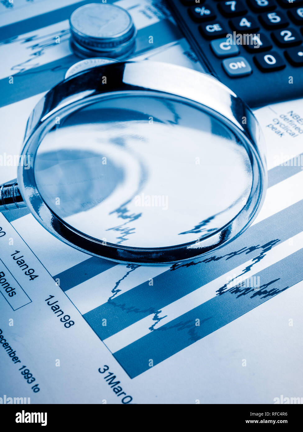 Stock Market Finance Account Report Stock Photo - Alamy