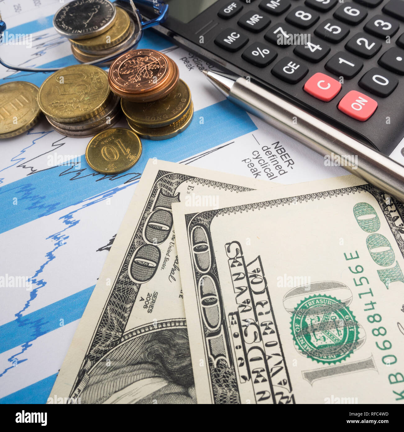 Stock Market Finance Account Report Stock Photo - Alamy