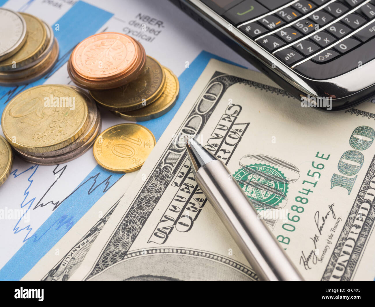 Stock Market Finance Account Report Stock Photo - Alamy