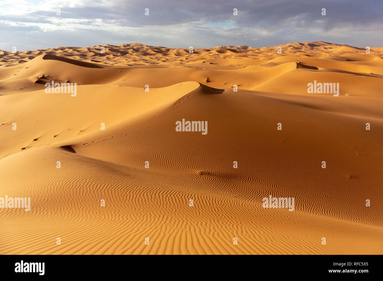 Desert and blue sky - landscape, Africa Stock Photo - Alamy
