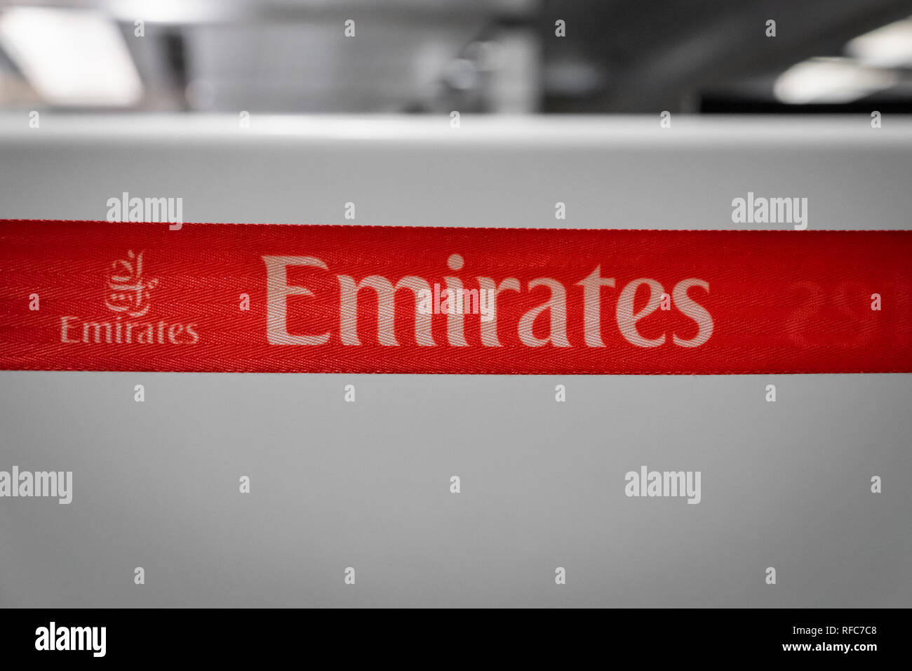 Fly Emirates Logo Red