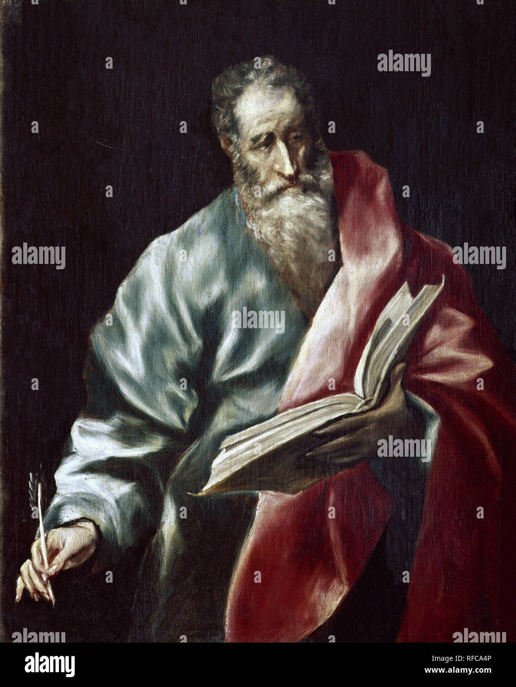 Saint Matthew. Saint Mateo. 1602-1607. Oil on canvas. 98x78. Toledo ...