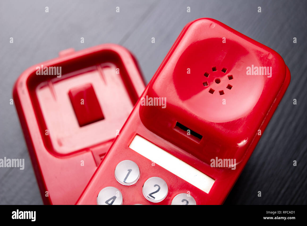 Handset of a telephone vector hi-res stock photography and images - Alamy