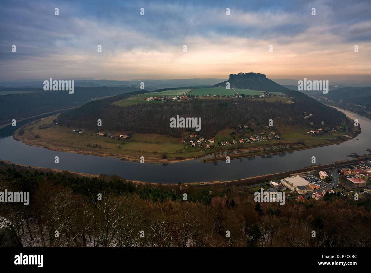 Lilienstein mountain hi-res stock photography and images - Alamy