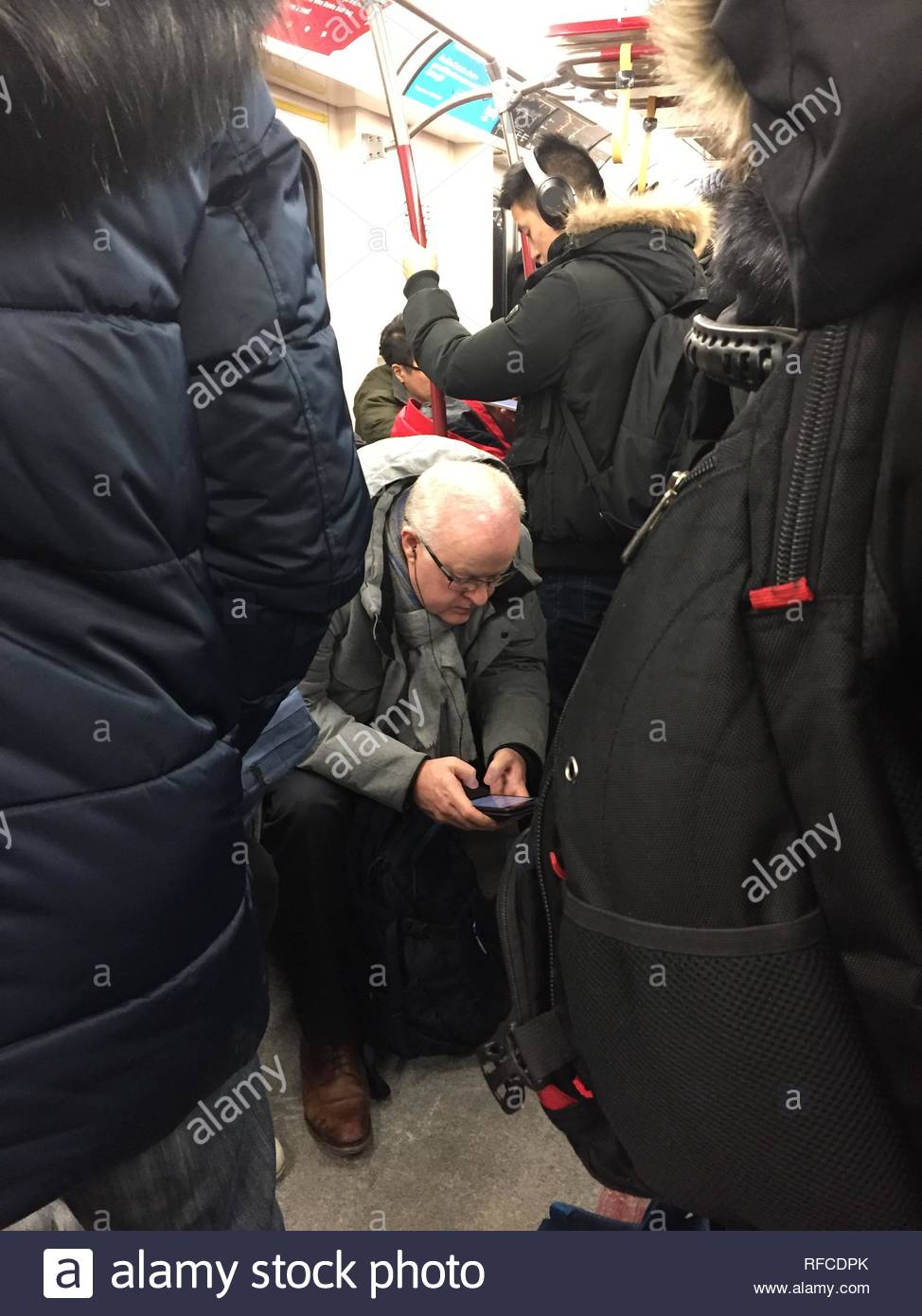 Packed Subway Train High Resolution Stock Photography and Images - Alamy