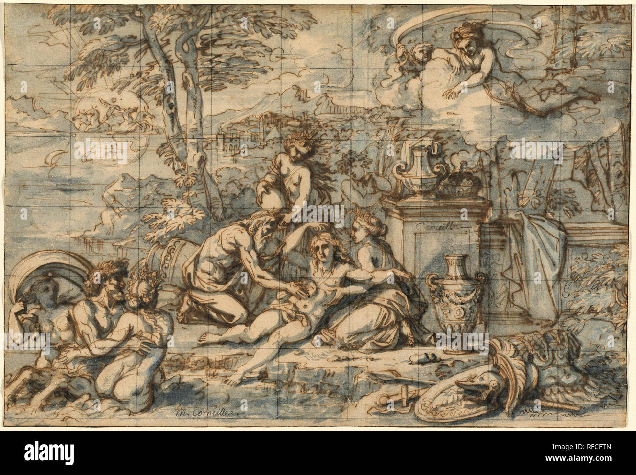 Blue ink framing hi-res stock photography and images - Alamy