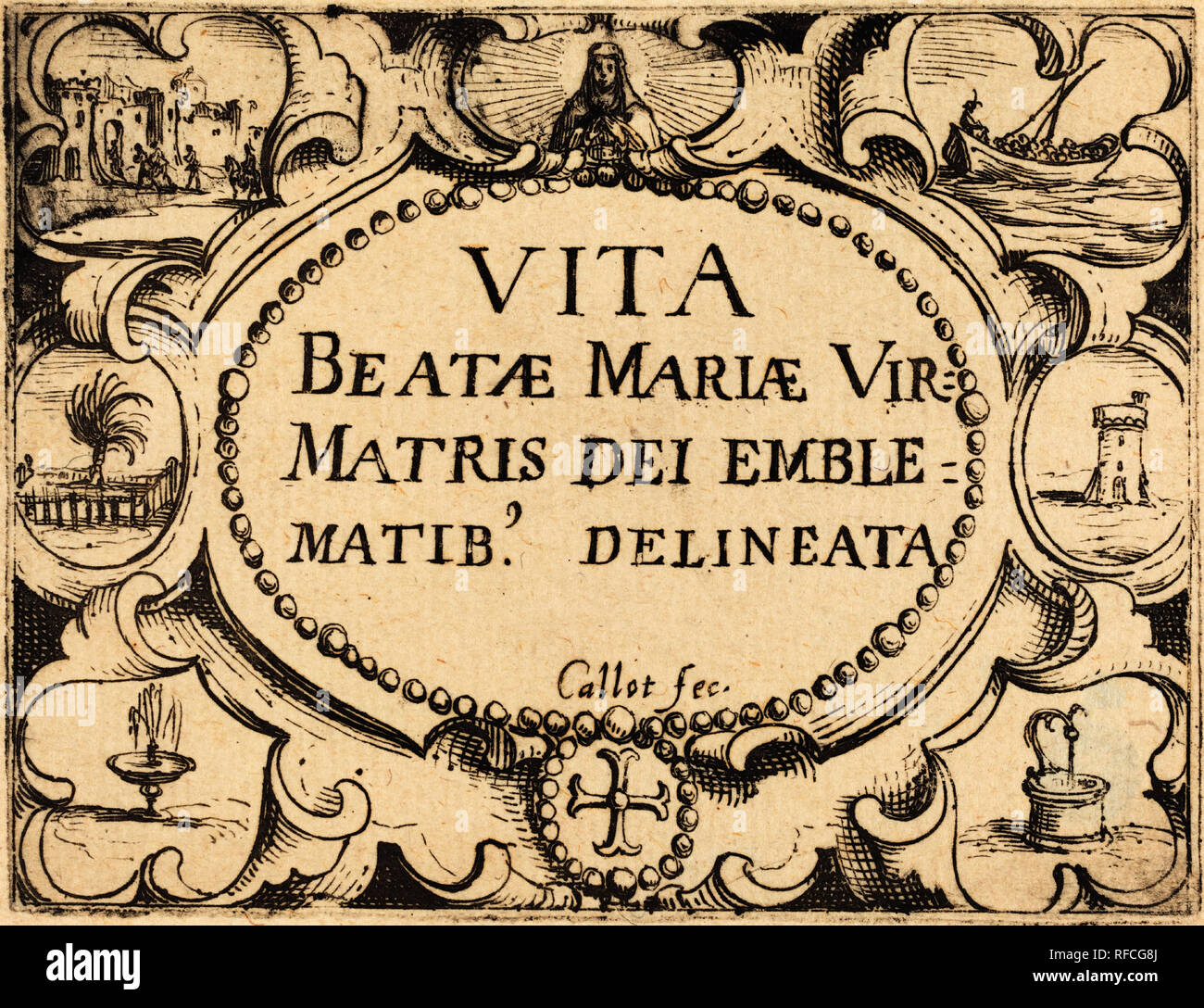 The life of the virgin in emblems hi-res stock photography and images ...