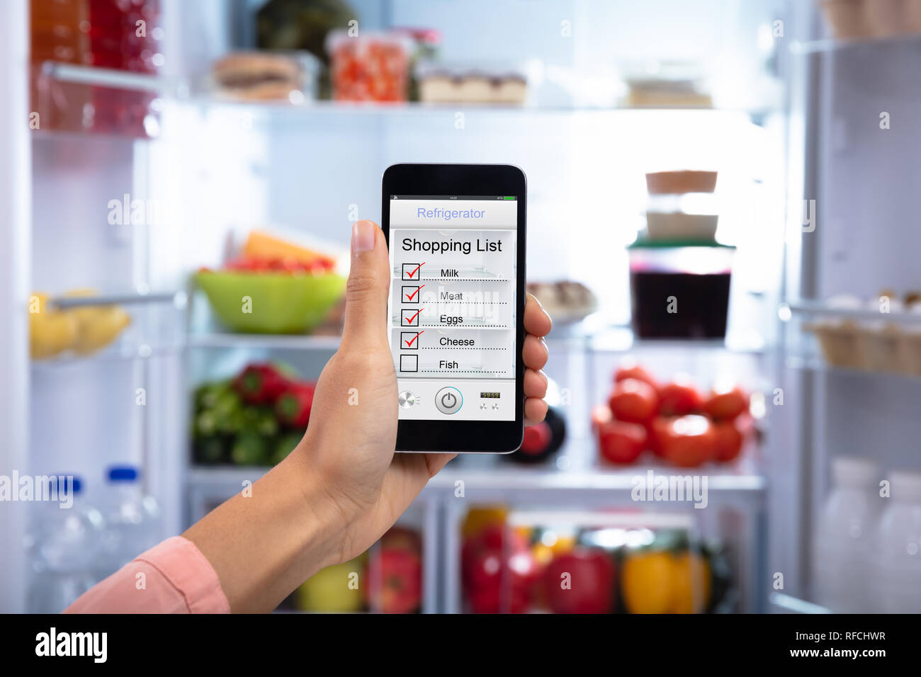 Open display refrigerator hi-res stock photography and images - Alamy