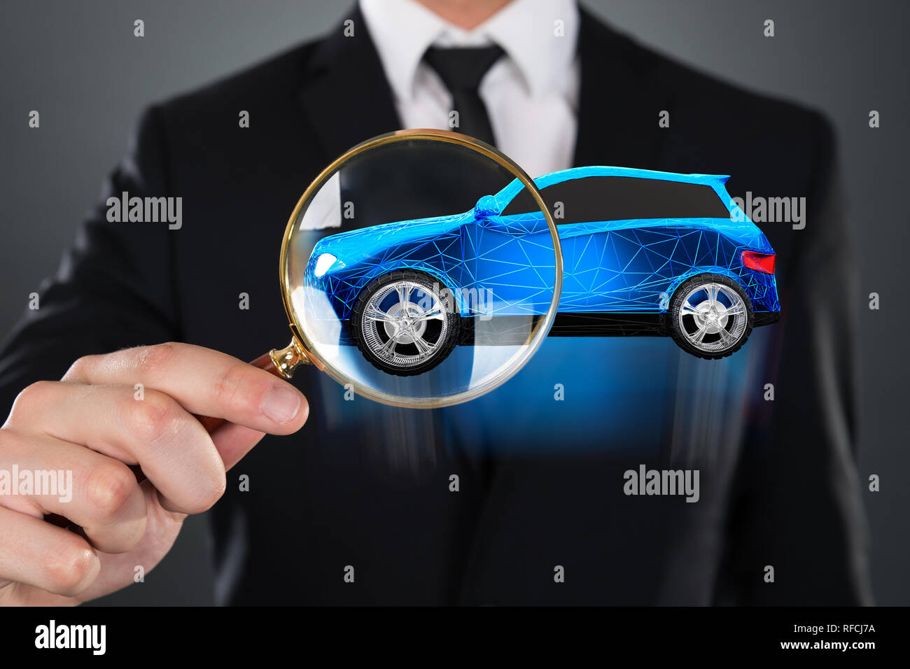 Magnifying glass pattern hi-res stock photography and images - Alamy