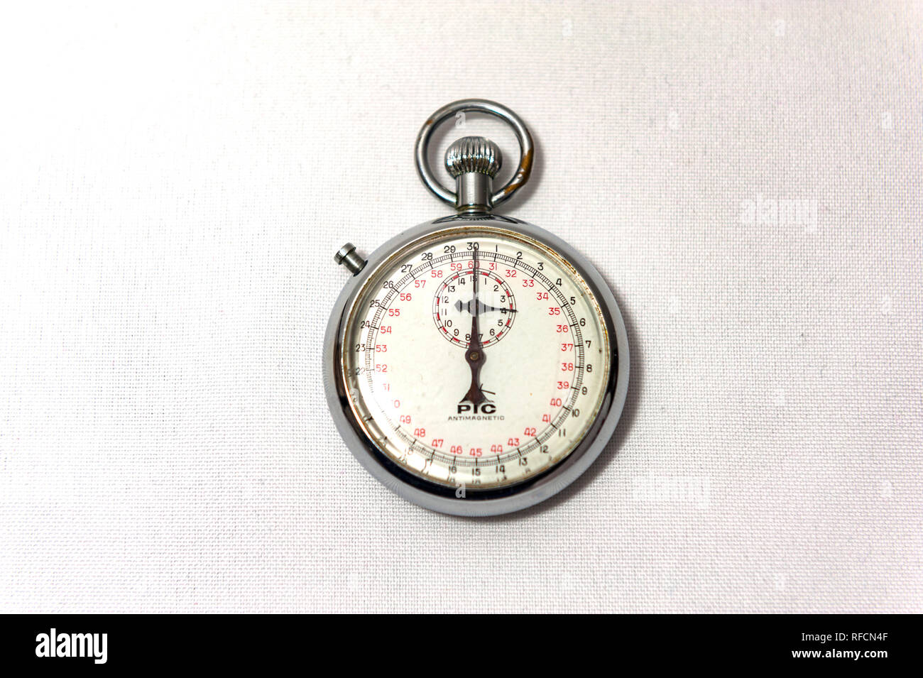 Stopwatch showing 4 minutes Stock Photo - Alamy