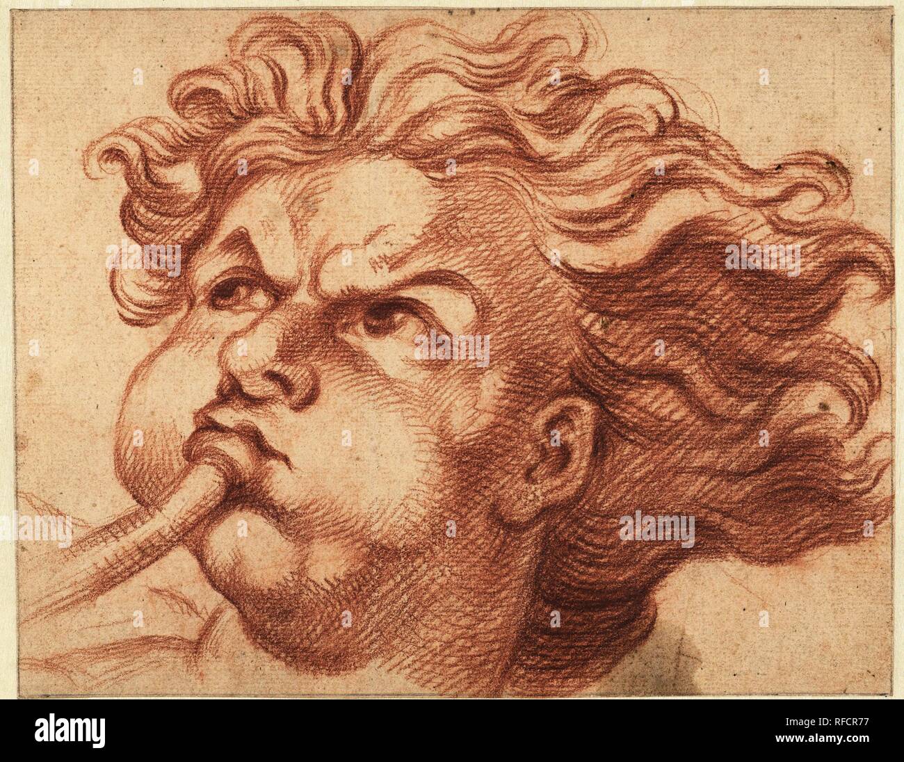 Angel blowing hi-res stock photography and images - Alamy