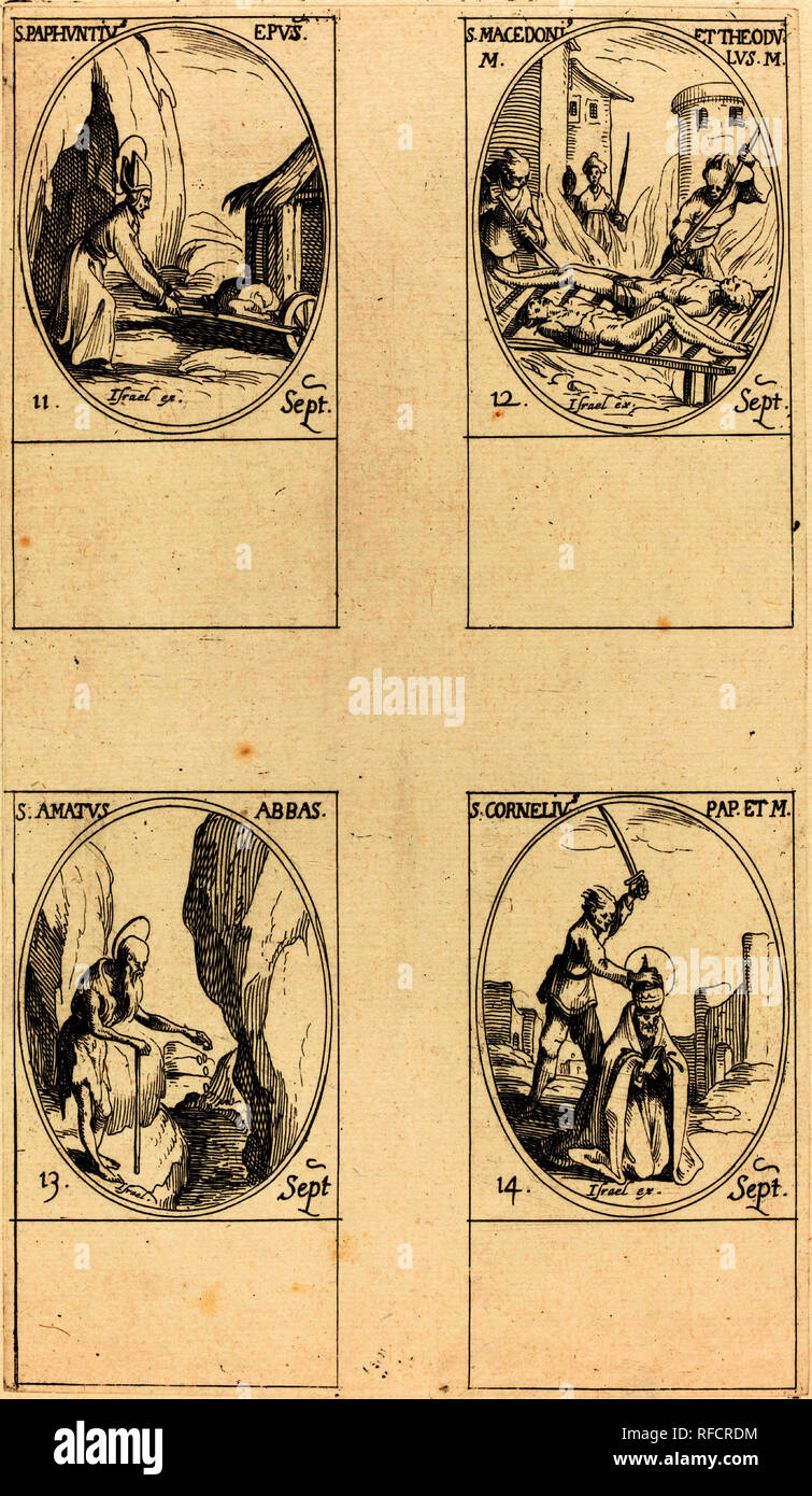 St. Paphnutius; Sts. Macedonius and Theodulus; St. Amatus; St ...