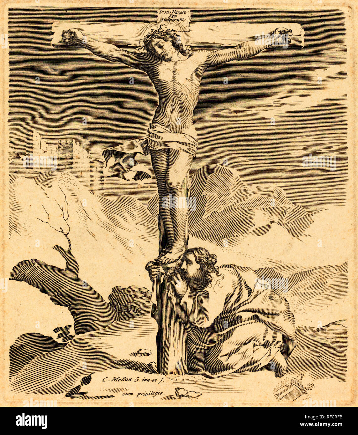 Christ on the Cross. Medium: engraving. Museum: National Gallery of Art ...