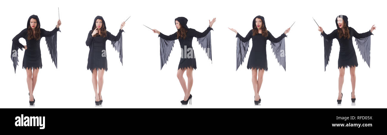 Fairy holding magic wand Cut Out Stock Images & Pictures - Alamy