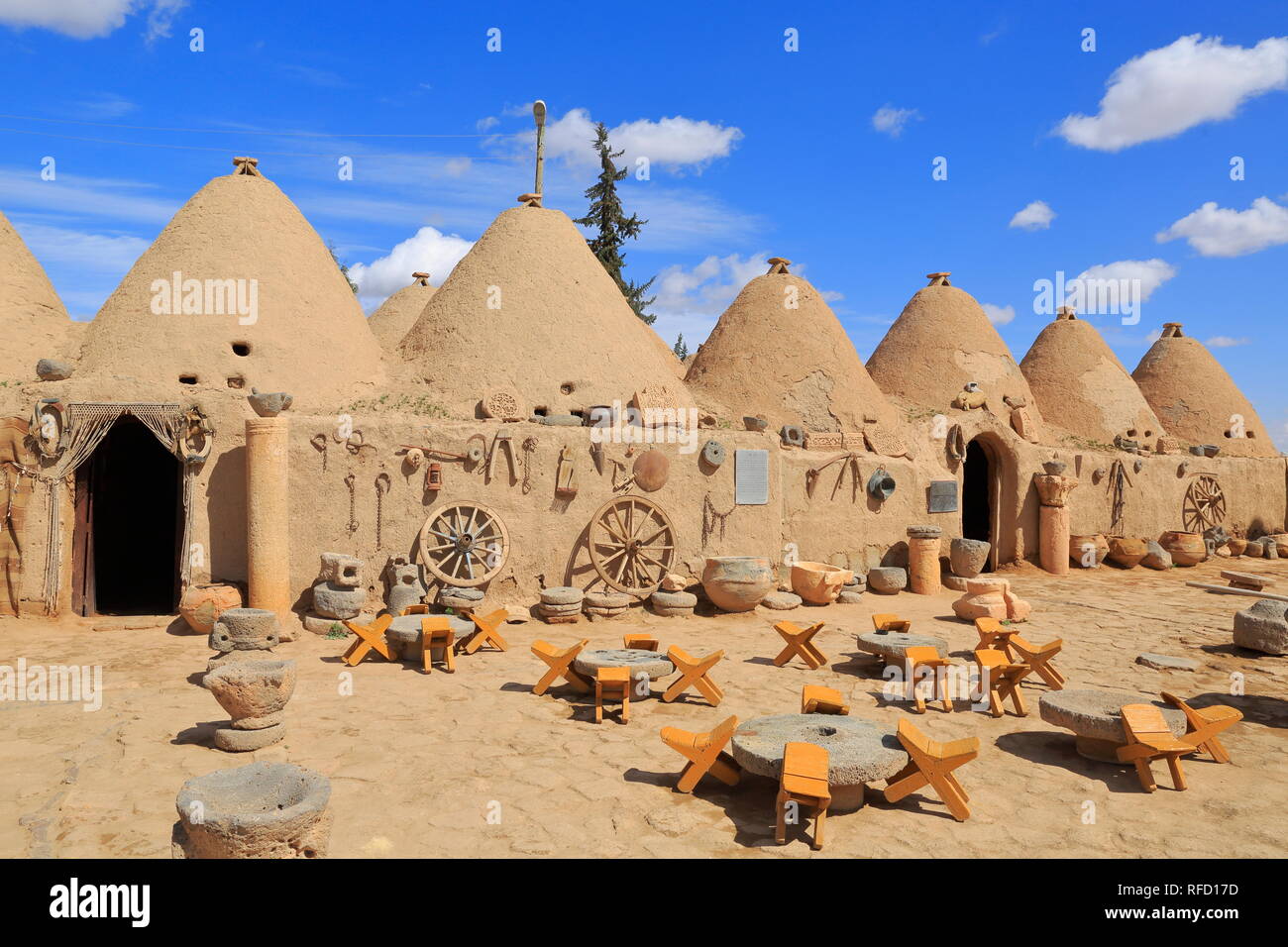 Harran, Sanli Urfa, Turkey View of the traditional conical houses of ...