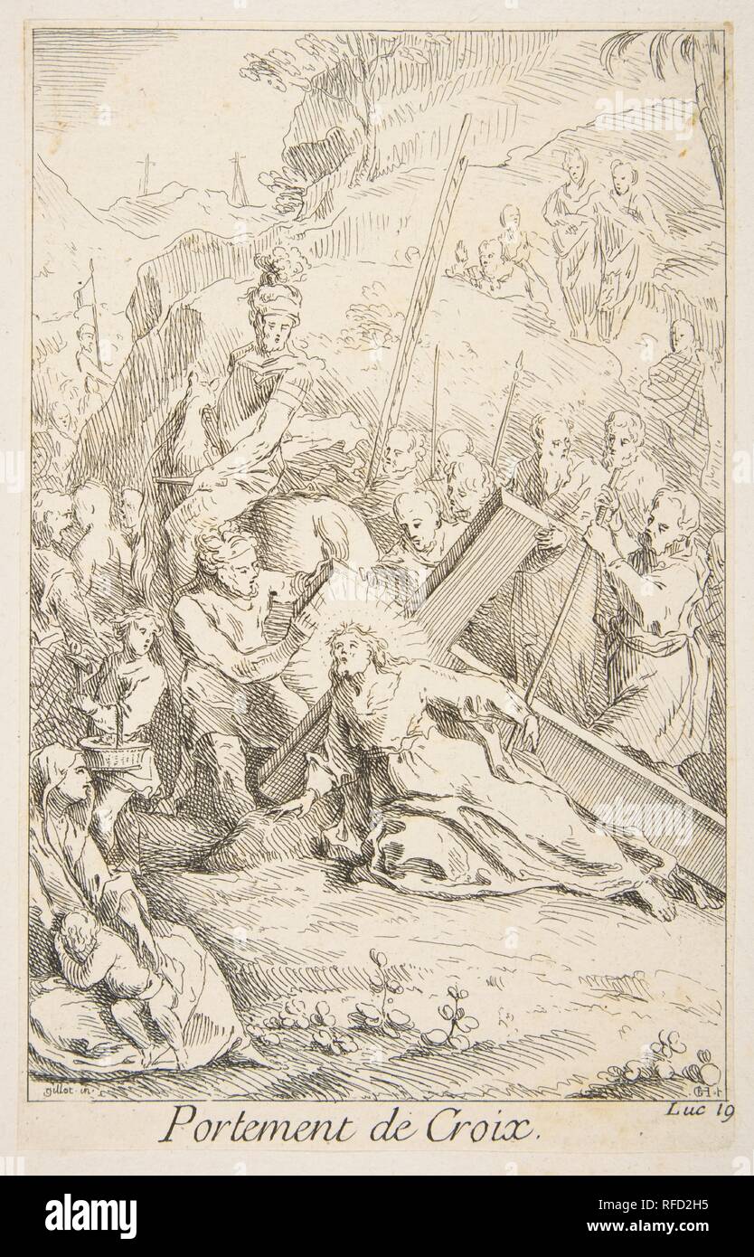 Carrying the Cross. Artist: Claude Gillot (French, Langres 1673-1722 ...