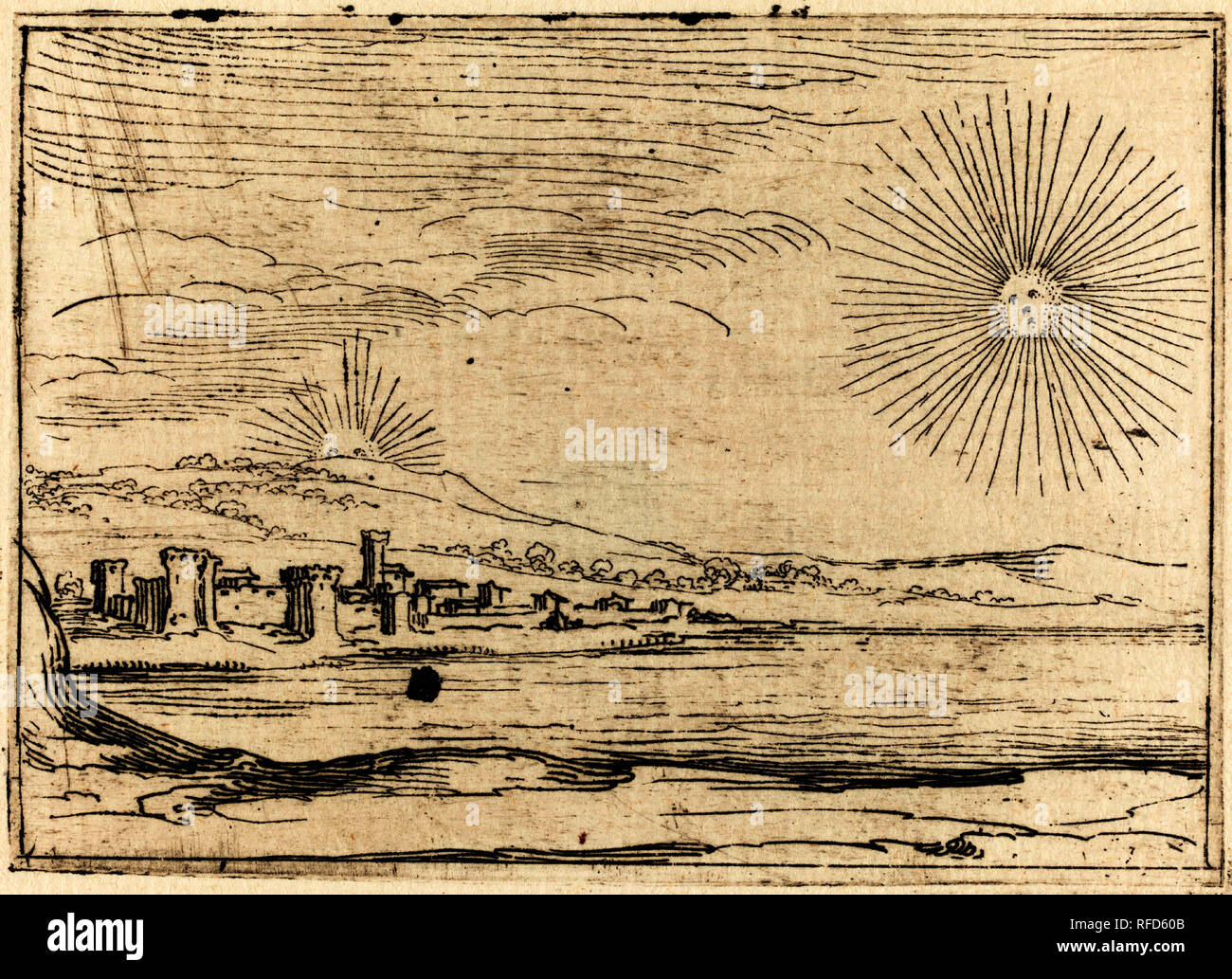 Sun etching hi-res stock photography and images - Alamy