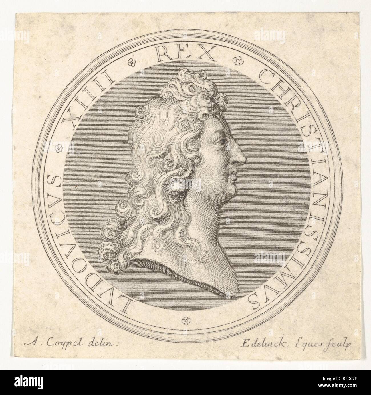 Medal. Artist: Gérard Edelinck (Dutch, Antwerp 1640-1707 Paris ...