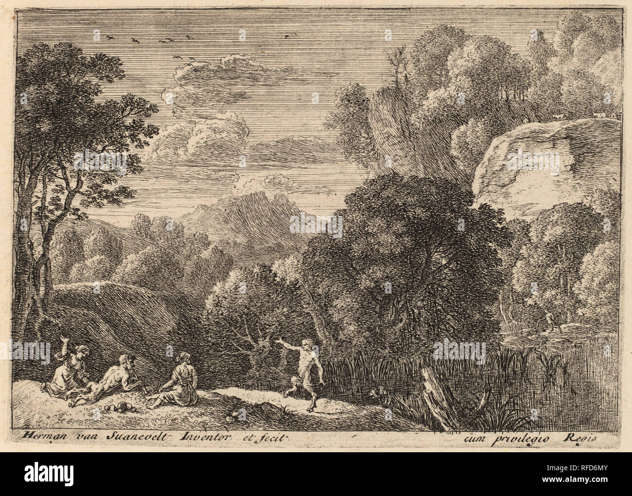 A Dancing Satyr. Medium: etching. Museum: National Gallery of Art ...