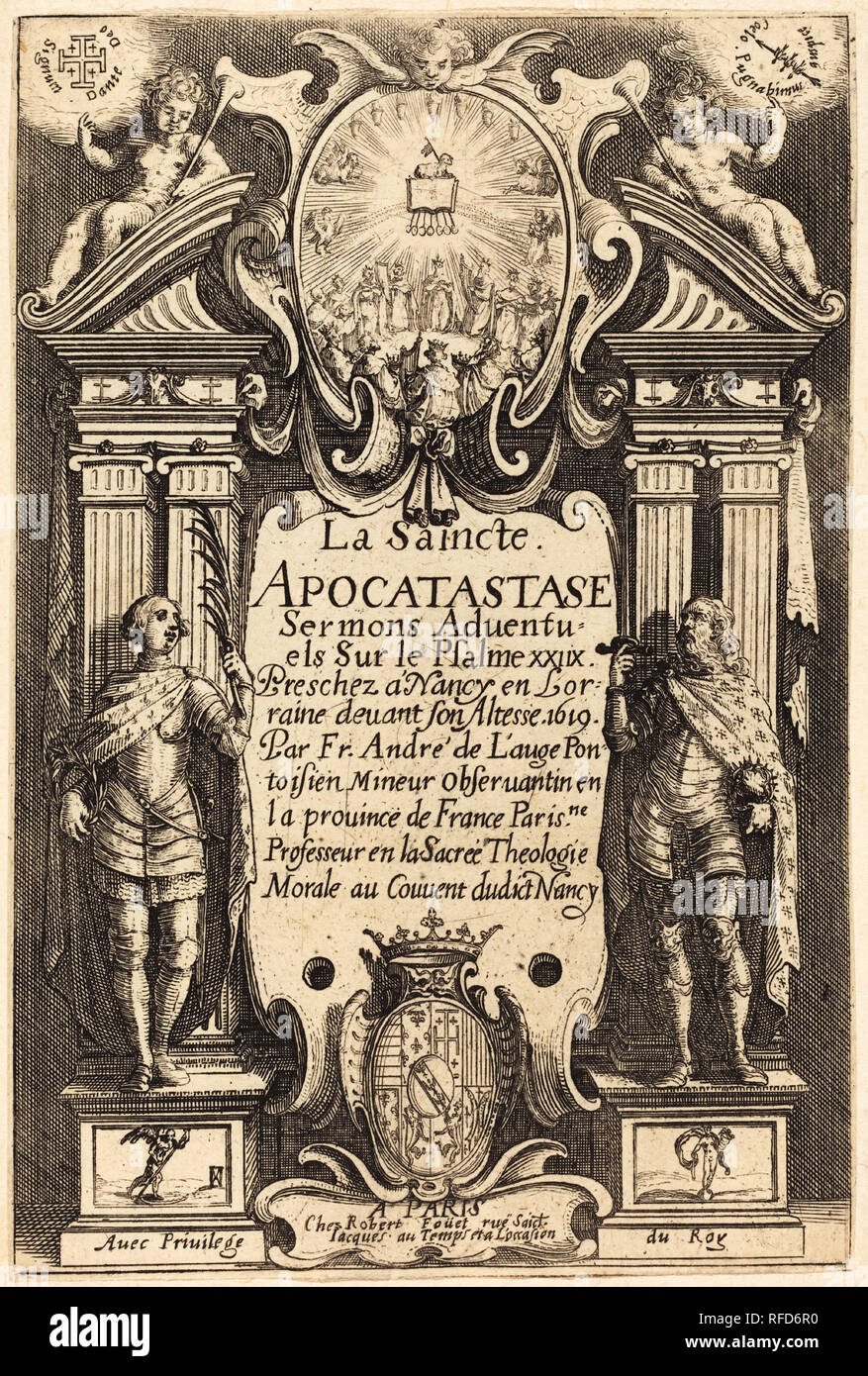 Frontispiece of the Holy Apocatastase. Medium: etching. Museum ...